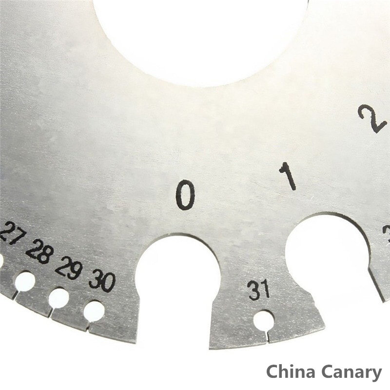 Stainless Steel Wire Gauge,Round AWG Wire Thickness Measurer Tester ...