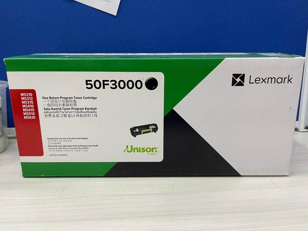 Lexmark Toner Black Cartridge 50F3000 | Lazada