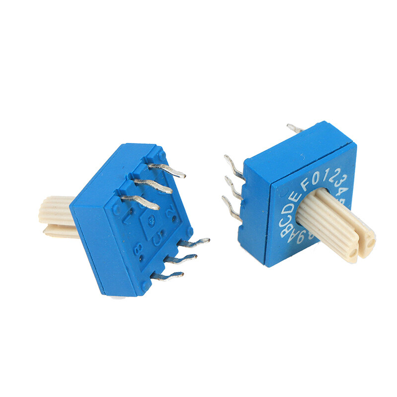 EC11EBB24C03 Dual Axis Encoder with Switch 30 Positioning Number 15 Pulse Point Handle 25mm ...