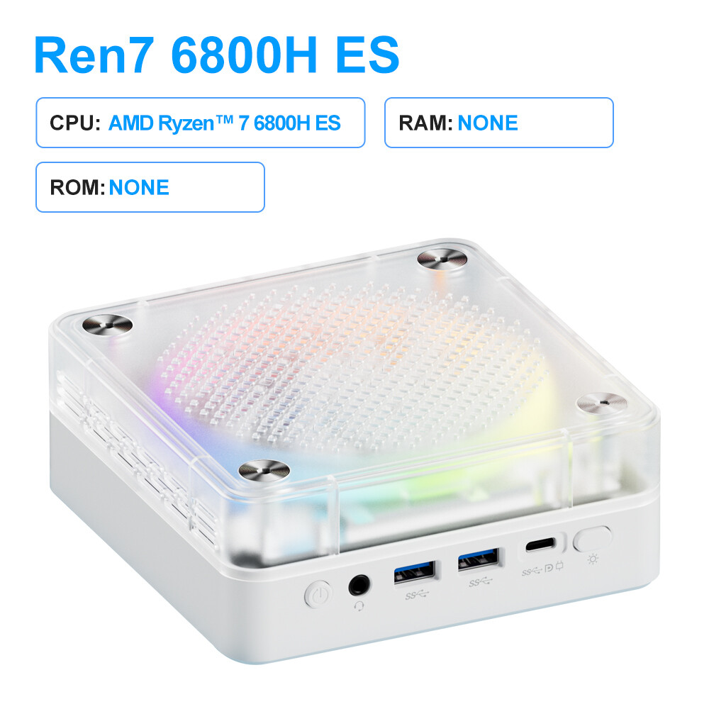 Genmachine New RGB Mini PC R7 6800H ES Windows11 8 Cores 16 Threads ...