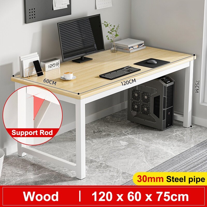 140CM/120CM/100CM/80CM Computer Desk Study Table Notebook table office ...