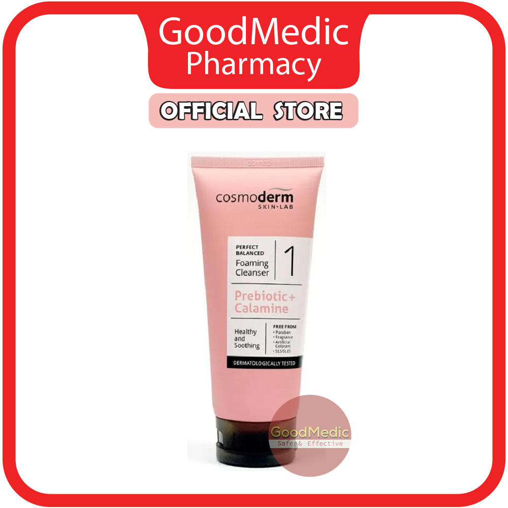 Cosmoderm Perfect Balanced Prebiotic + Calamine Foaming Clenaser 100ml ...