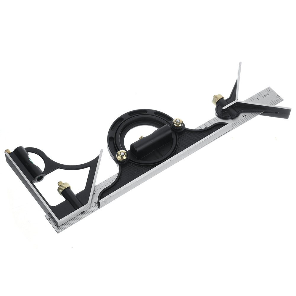 304 Stainless Steel Measuring Tool Combination Angle Ruler ...