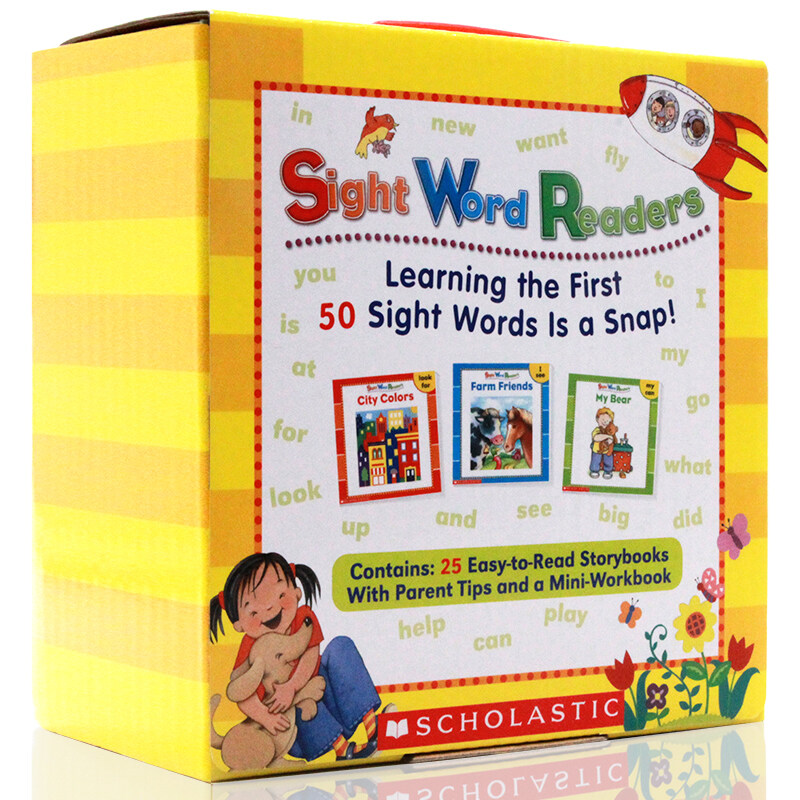 English original genuine scholastic sight word readers boxed set high ...