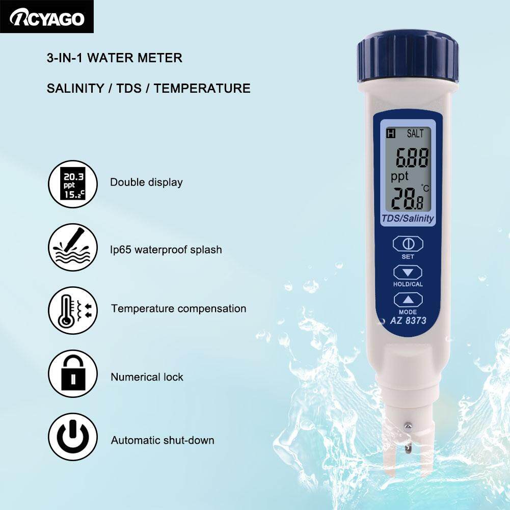 RCYAGO AZ8373 High precision TDS meter salinity meter seawater ...
