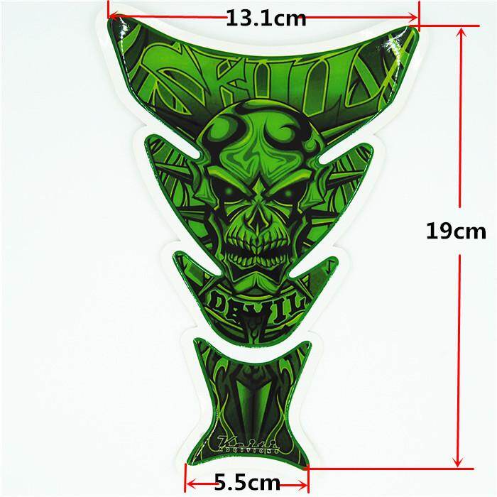 Car Motorcycle Tank Sticker Decals 3D Carbon Fiber Tank Pad Motobike ...