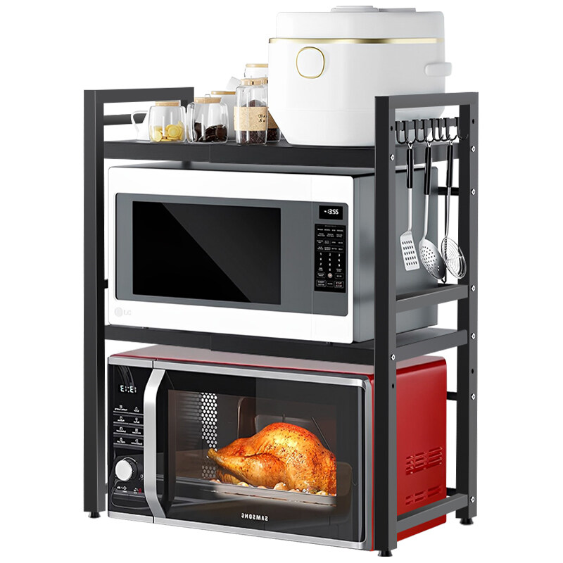 PACKONE Microwave Rack Adjustable Oven Rack Expandable for Kitchen ...