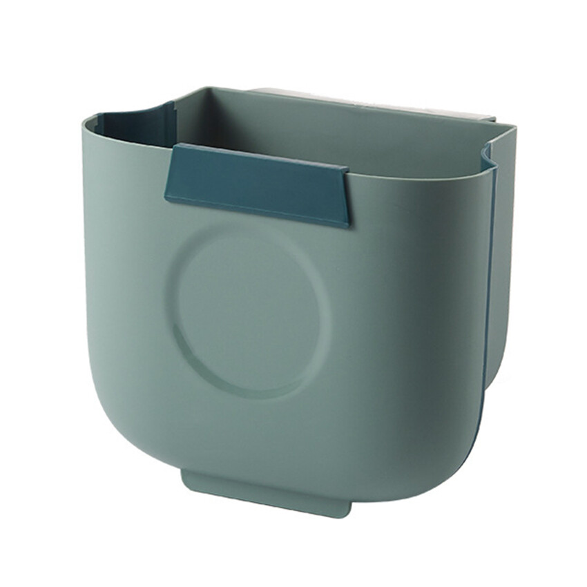 Folding Trash Can Kitchen Cabinet Door Wall-Mounted Foldable Sorting ...