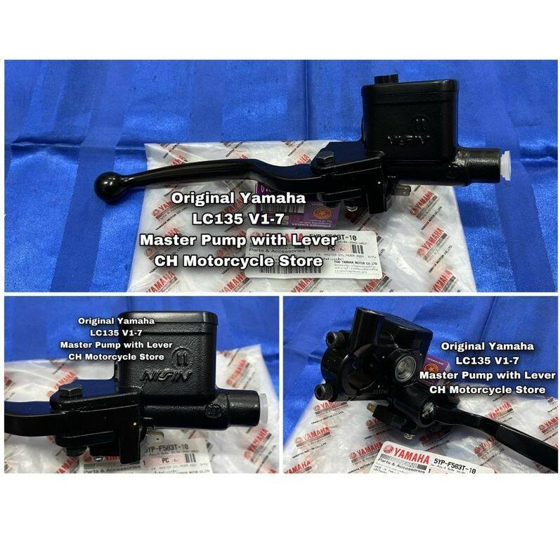 Original Yamaha LC135 Brake Master Pump with Lever Nissin LC V1 V2 V3 ...
