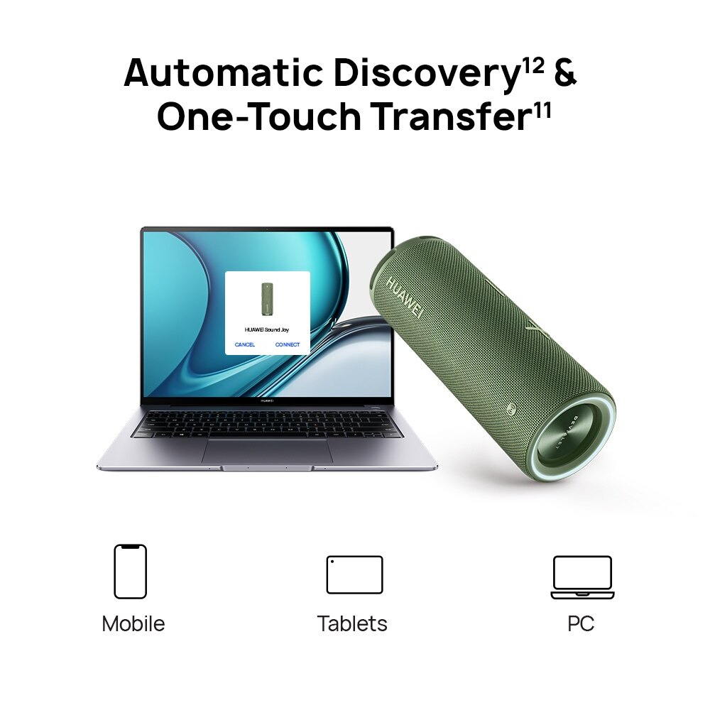 HUAWEI Sound Joy Speaker Devialet 4-unit Punch Sound 26-Hour Playback ...