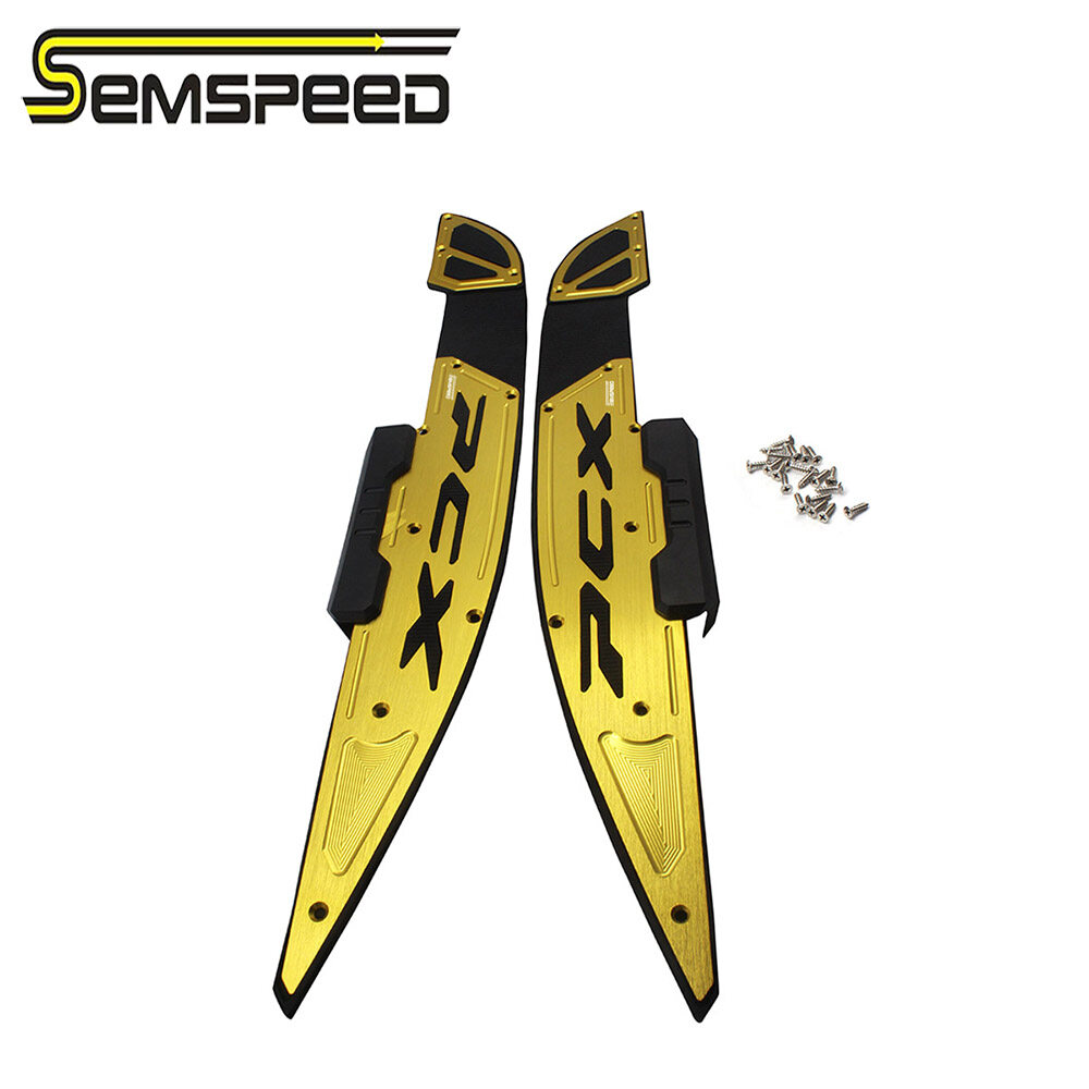 SEMSPEED Motorcycle Front Footrest Footpegs Foot Board Pegs For Honda ...