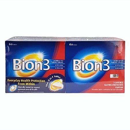 BION 3 PROBIOTIC MULTIVITAMIN & MINERAL 60'S | Lazada