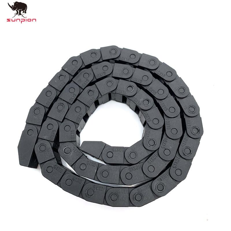 Plastic Floor Chain Rails Drag cable Chain 10x15mm Wire Wrapping band ...