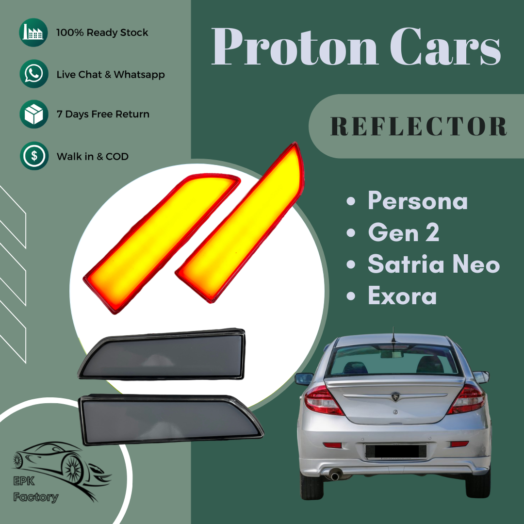 Proton Persona Gen2 Satria Neo Exora Reflector Rear Bumper Reflector ...