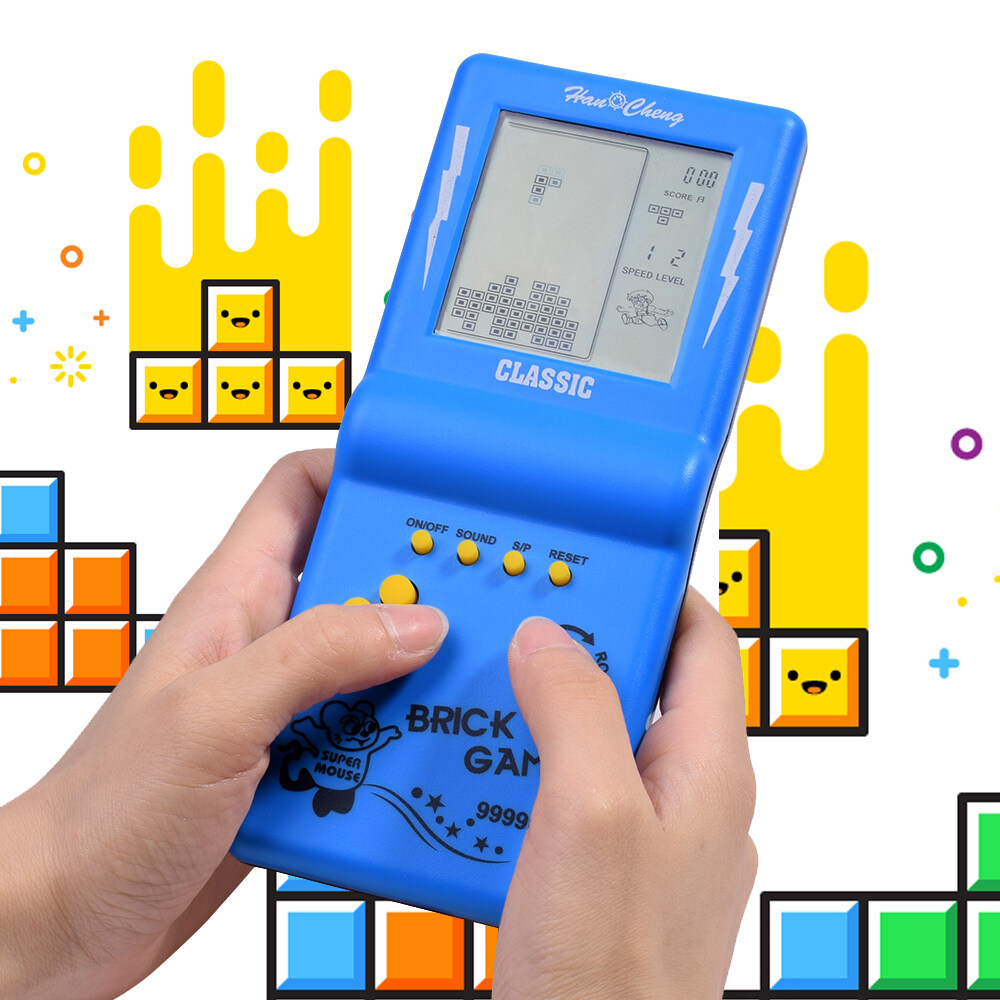 BlueWow B8050 Gameboy Brick Game Classic Fun Tetris Hand Held LCD Retro ...