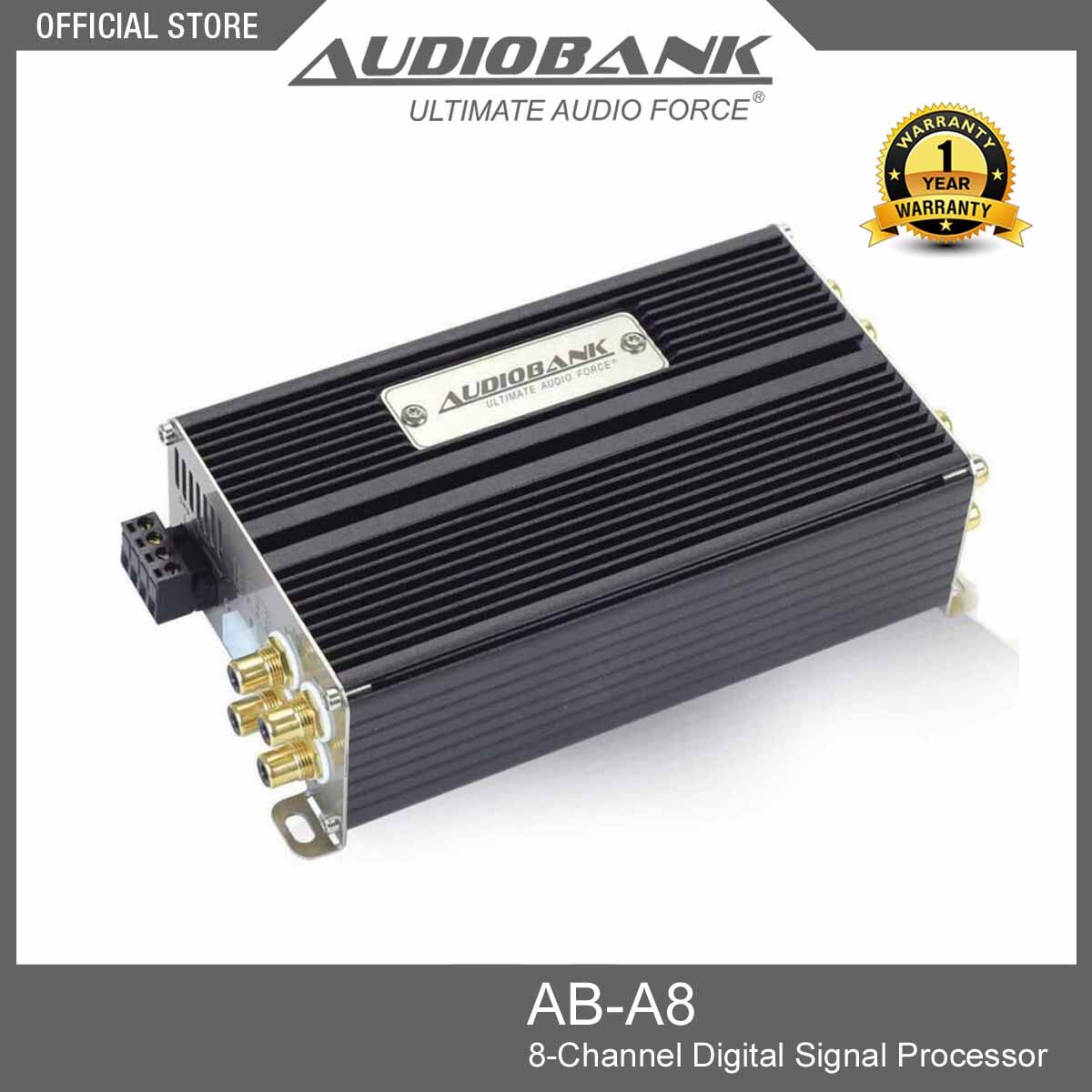 AUDIOBANK Car Audio AB-A8 8-Channel Car DSP Digital Signal Processor ...