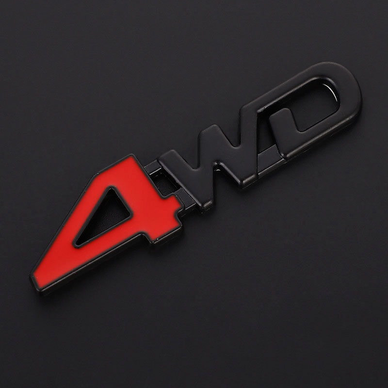 3D Metal Sticker 4WD Emblem 4X4 Badge Decals for Honda Mitsubishi ASX ...
