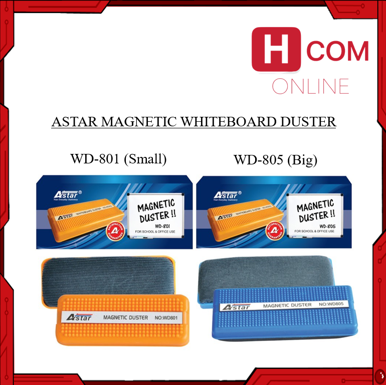 ASTAR Magnetic Whiteboard Duster (WD-801 / WD-805) | Lazada