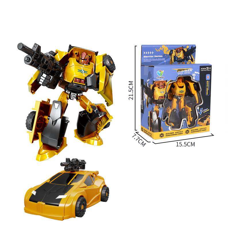 หุ่นยนต์แปลงร่างขนาด14ซม ของเล่นรถเปลี่ยนรูปร่างได้สำหรับให้เป็นของขวัญเด็ก Th