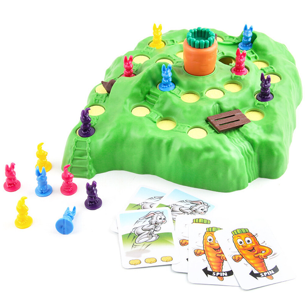 Bunny Rabbit Competitive Board Game Play Chess Family Fun Early Puzzle ...