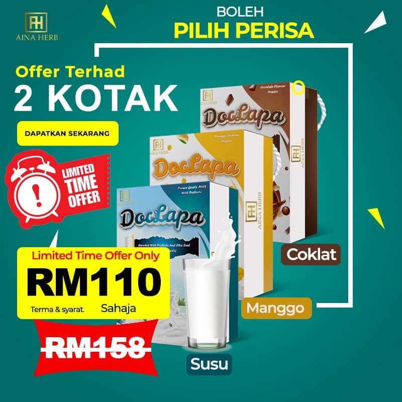 Doclapa Susu Probiotik Rawat Gastrik Angin Gerd & Anxiety | Lazada