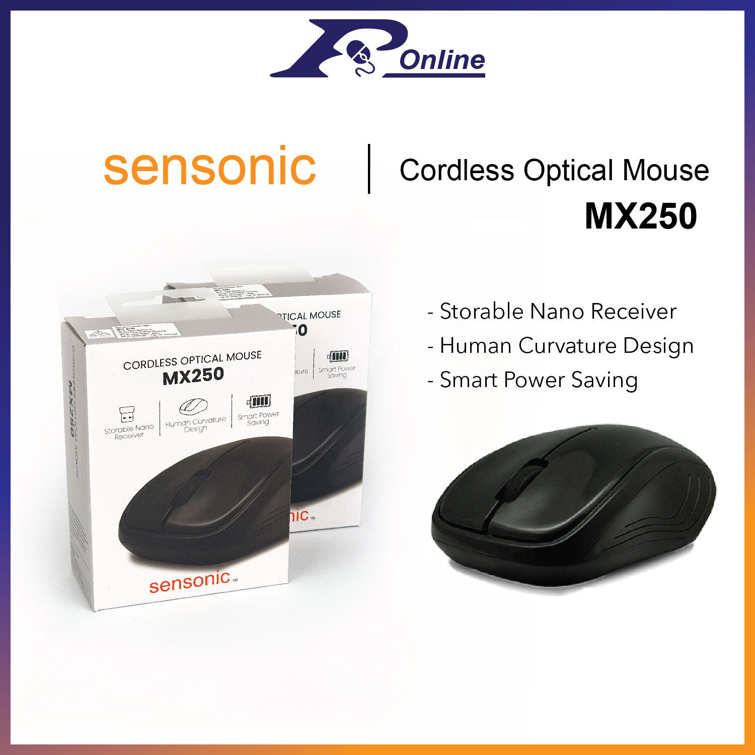 Sensonic Wireless Mouse - MX250 | Lazada