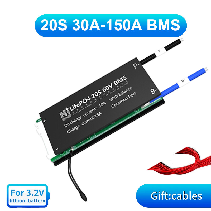20S 60V BMS 30A 40A 50A 60A 80A 100A 120A 150A Lifepo4 Lithium Batt Protection Board ทั่วไปพอร์ต ...