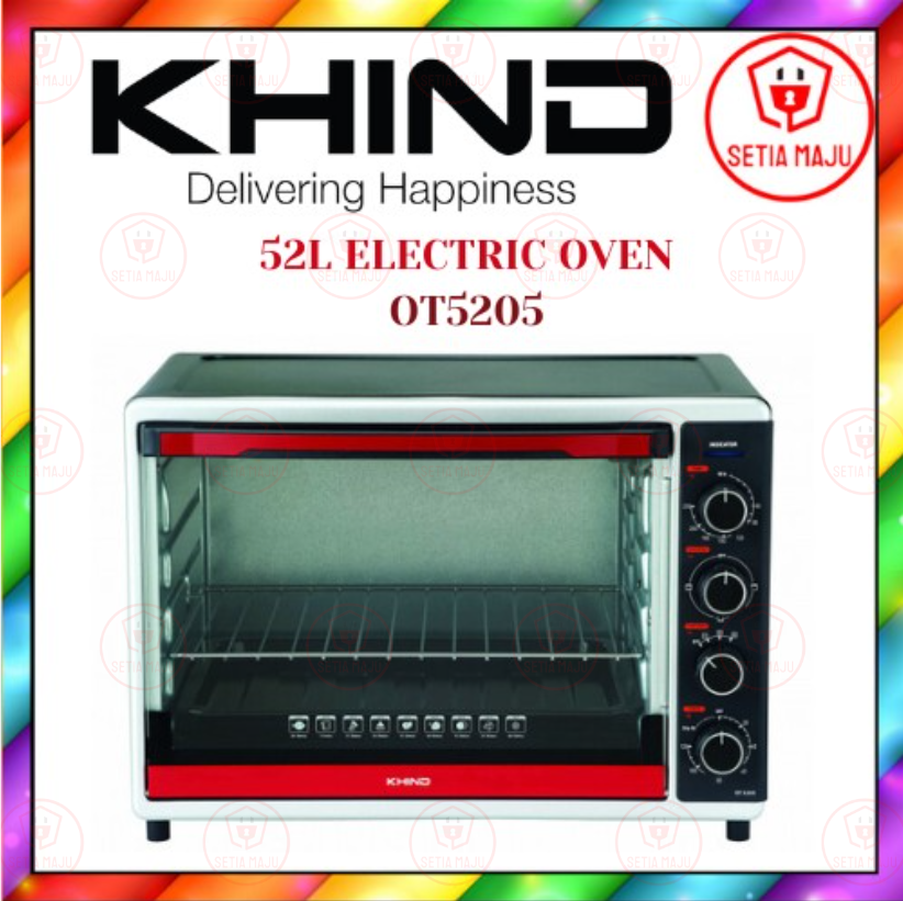 Khind Electric Oven With Convection & Rotisserie Function (52L) OT5205 ...