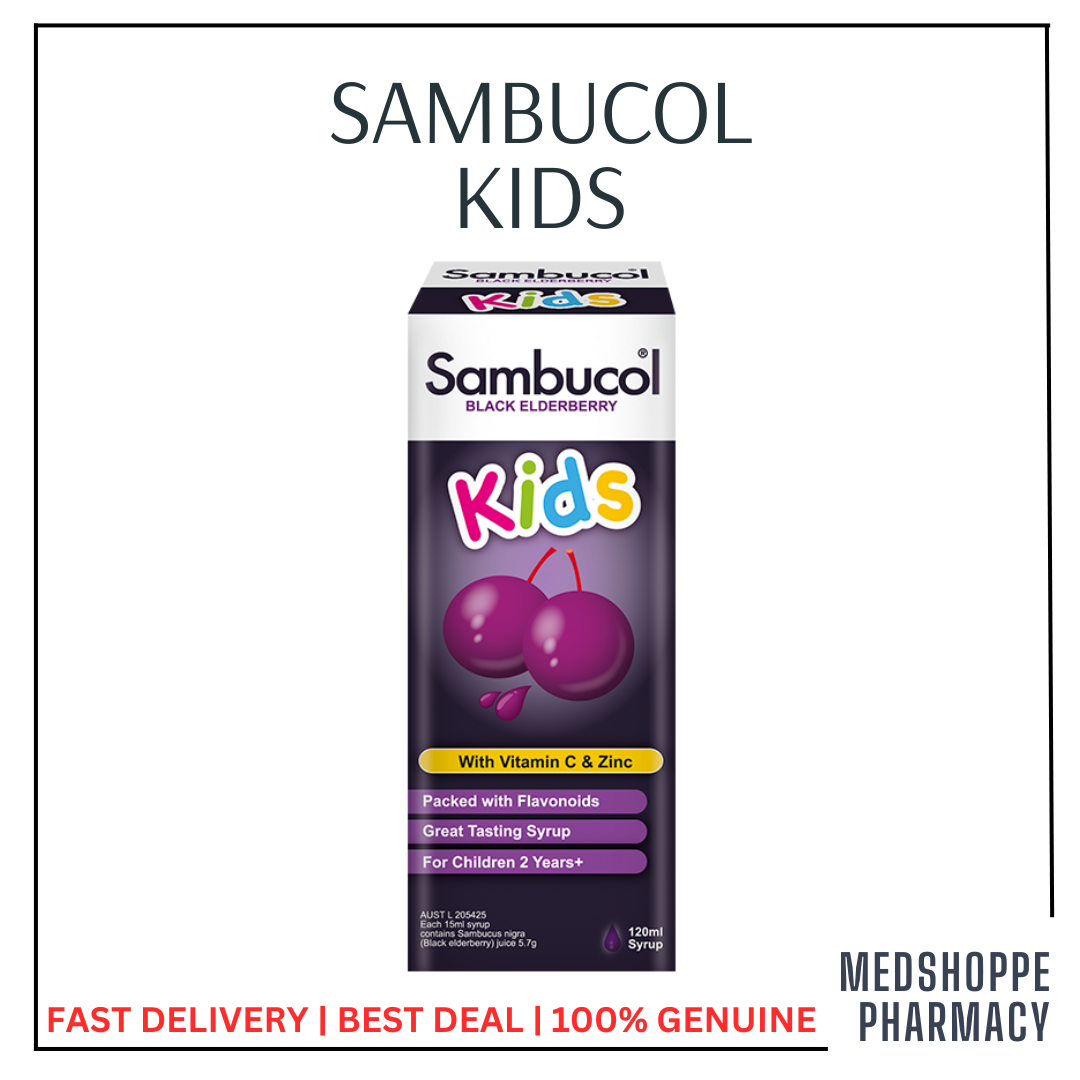 Sambucol Syrup 120ml (Adult / Kids) (Black Elderberry) | Lazada