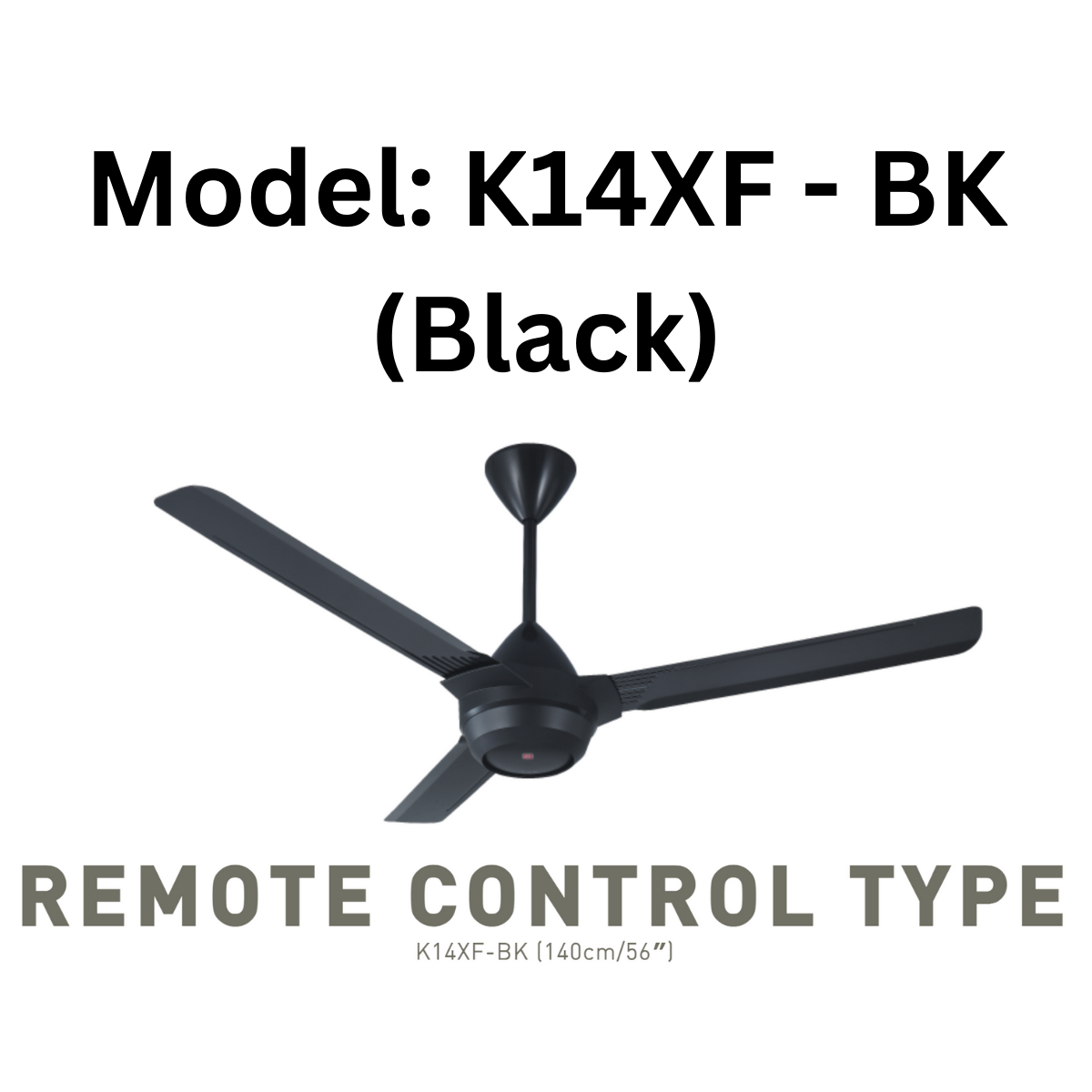 [NEW DESIGN READY STOCK] KDK K14XF-GY (GREY) / K14XF-BK (BLACK) REMOTE ...