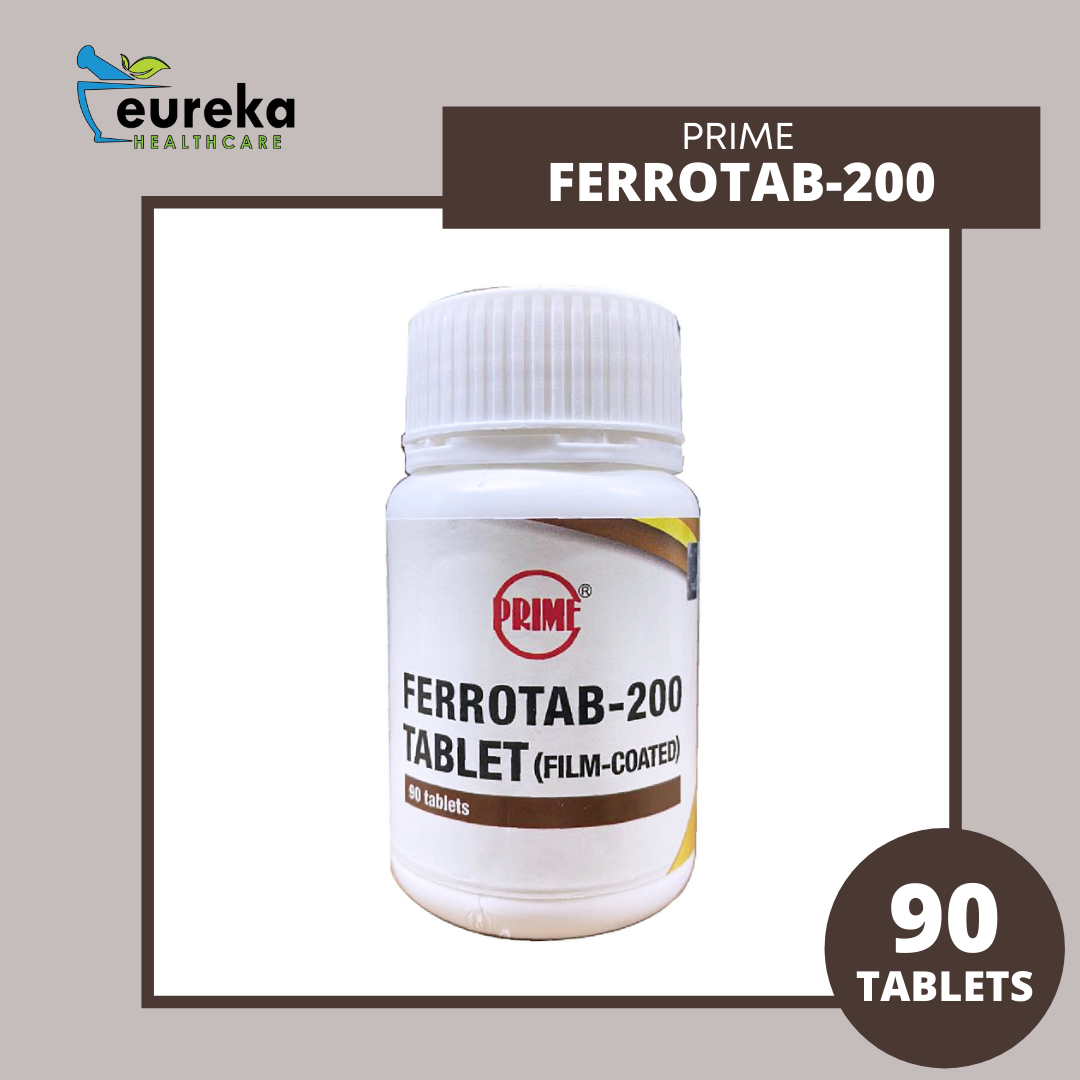 PRIME FERROTAB-200 TABLET 90'S | Lazada