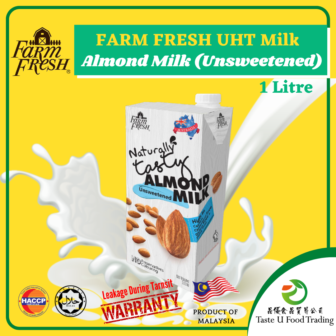 FARM FRESH (1L) Susu UHT Fresh Milk, Choco, Kurma, Soy, Almond, Oat, A2 ...
