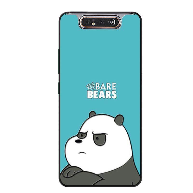 For Samsung Galaxy A80 Case Cartoon Bear Soft TPU Silicone Back Cover ...