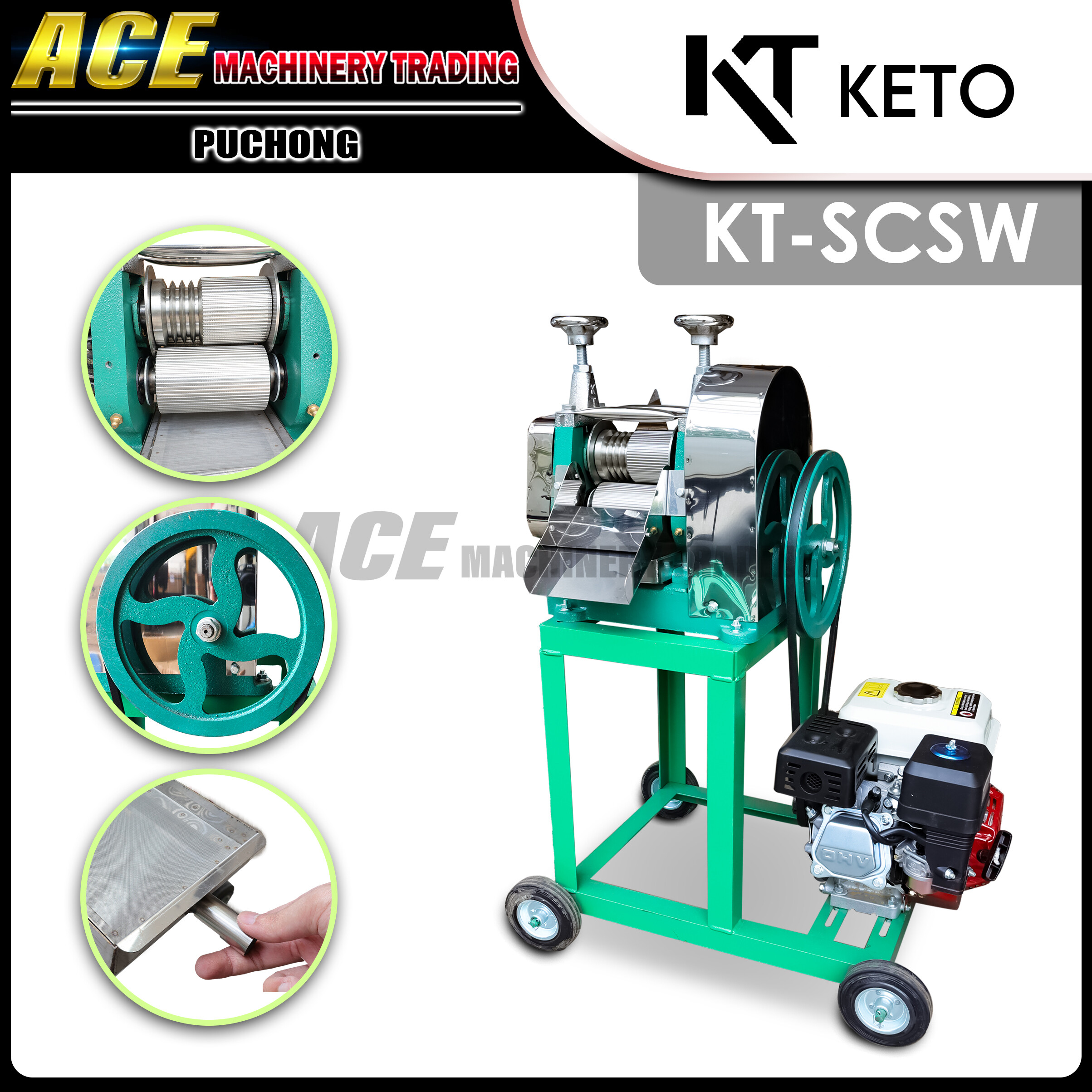 [KETO ] KT-SCSW/KT-160W Sugarcane Juicing Machine 6 Months Warranty ...