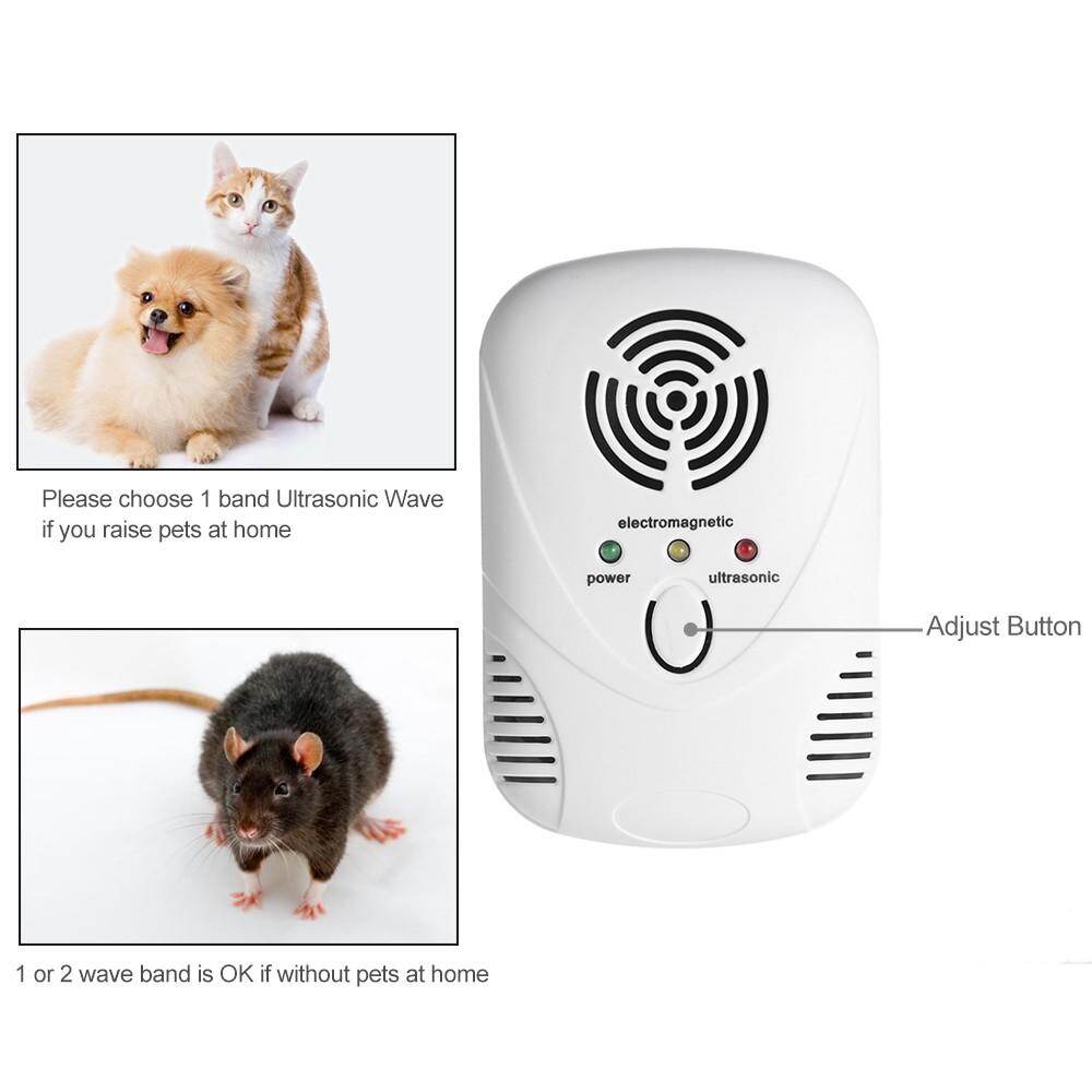 Electronic Ultrasonic/Electromagnetic Wave Mouse Repeller Rat Repellent ...