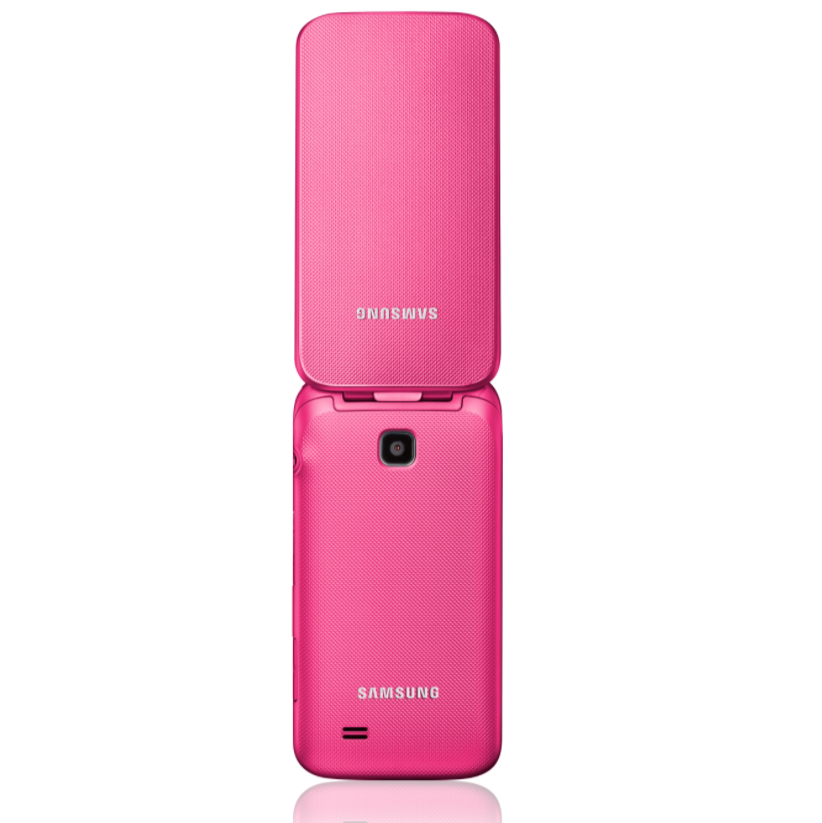 Original Samsung flip C3520 mobile phone 2.4 inch keyboard without lock ...