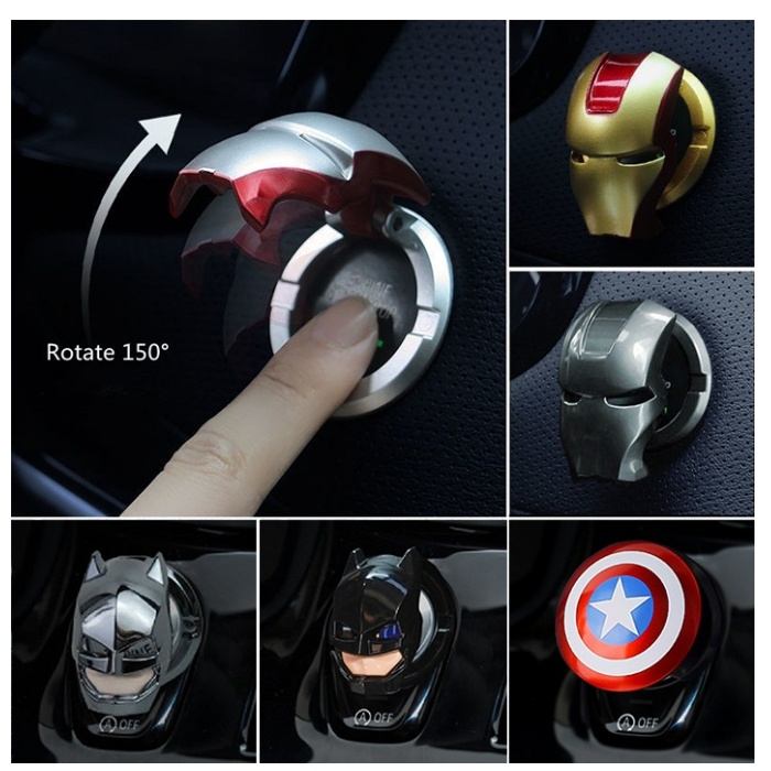 Car Auto Push Start Button Cover car interior decoration bezza myvi ...