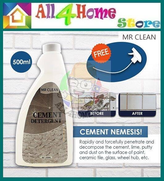 MR CLEAN Cement Detergent Cement Stain Remover Cleaning Pencuci Simen ...