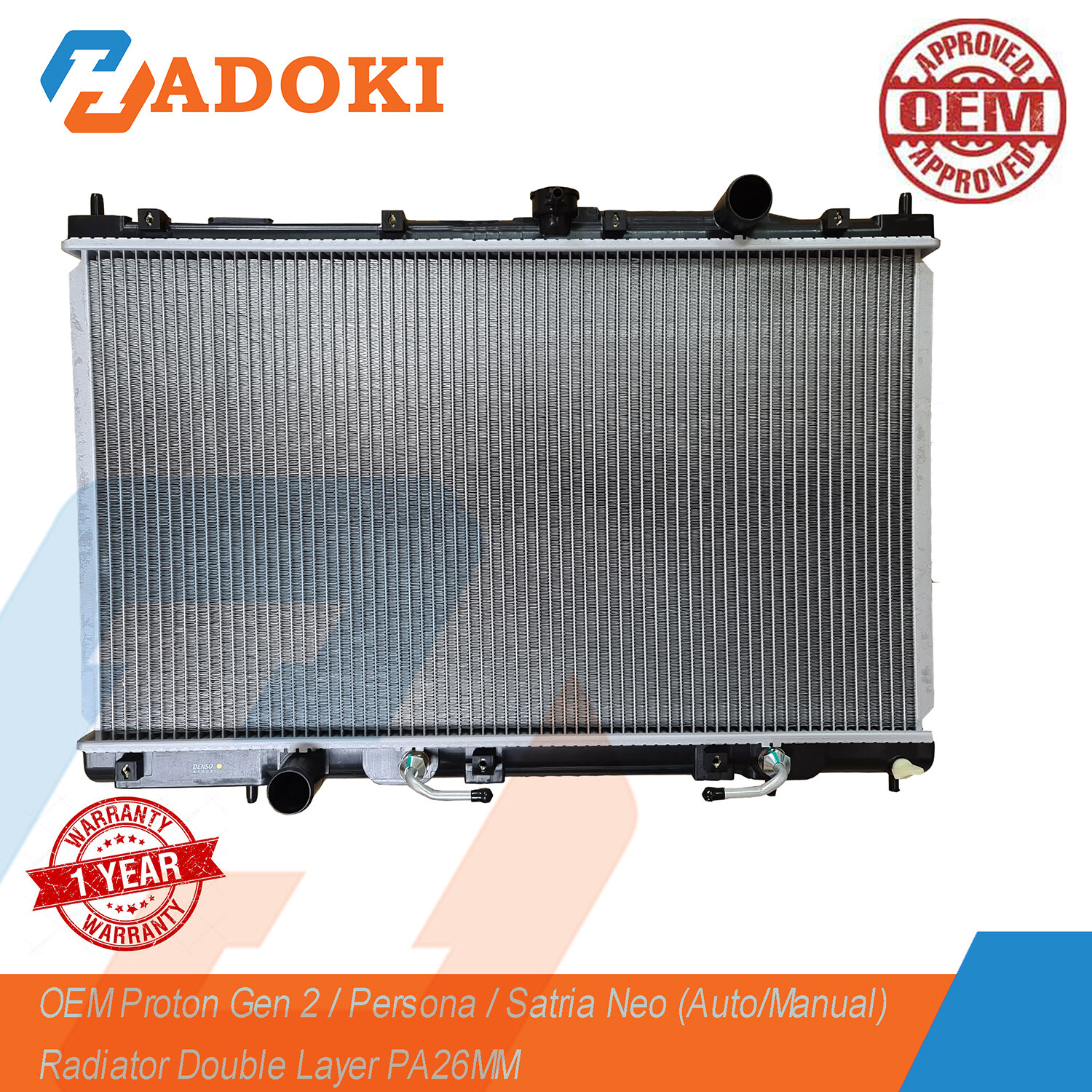 OEM Perodua Alza Auto/Manual Radiator SINGLE Layer PA16MM | Lazada