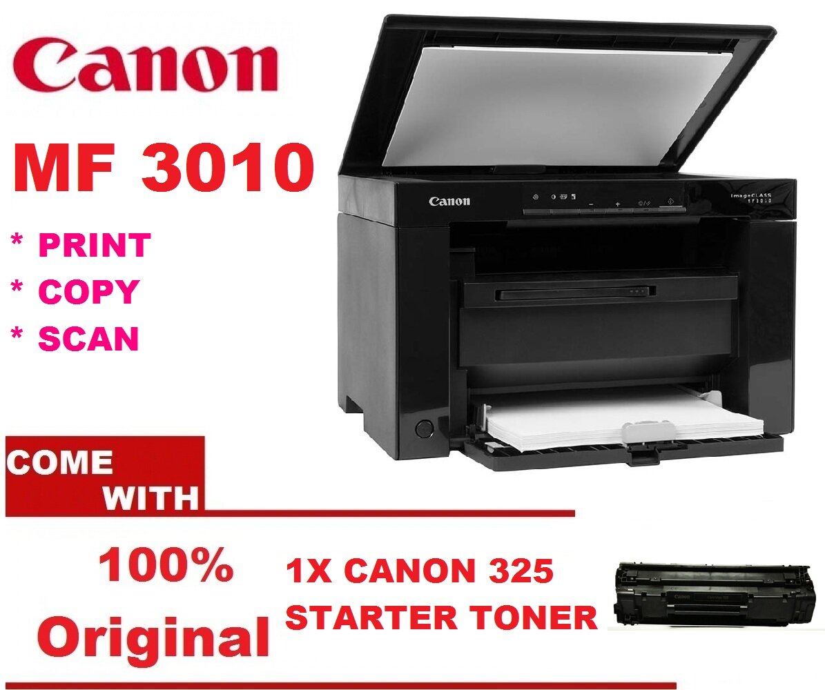 Canon image CLASS MF3010 All-In-One Monochrome Laser Printer (Print ...
