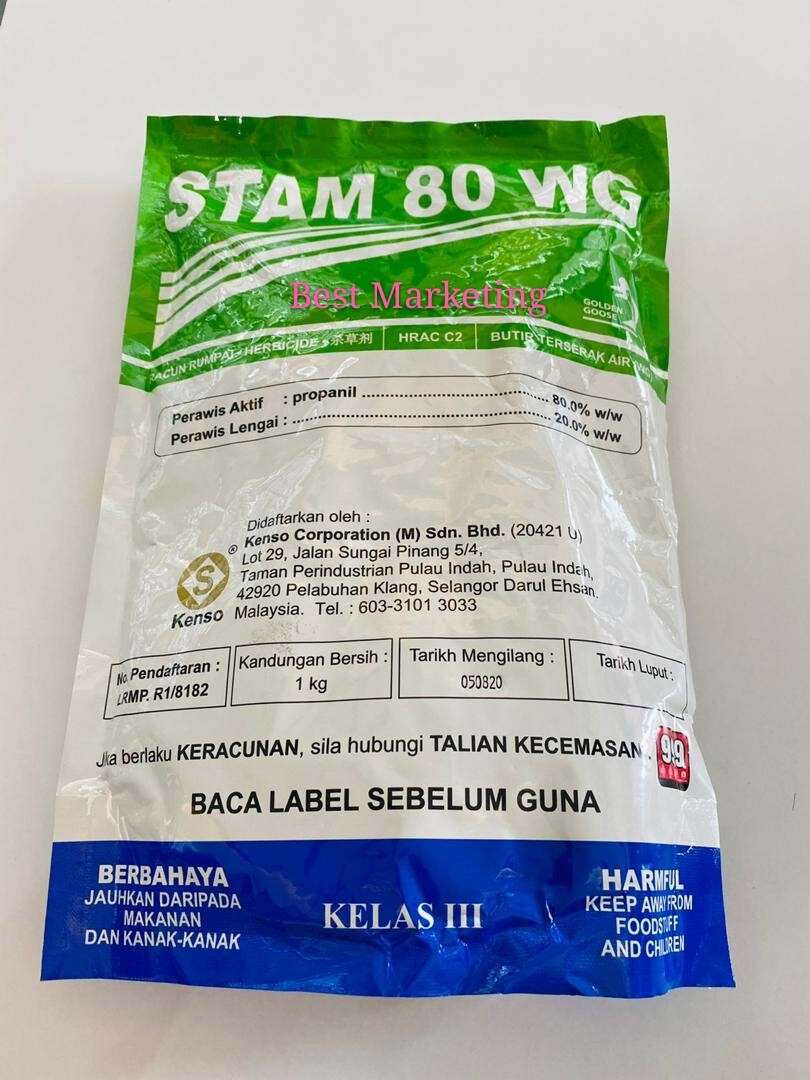 1KG STAM 80 KENSO/ Propanil / Rumput Sambau Padi | Lazada