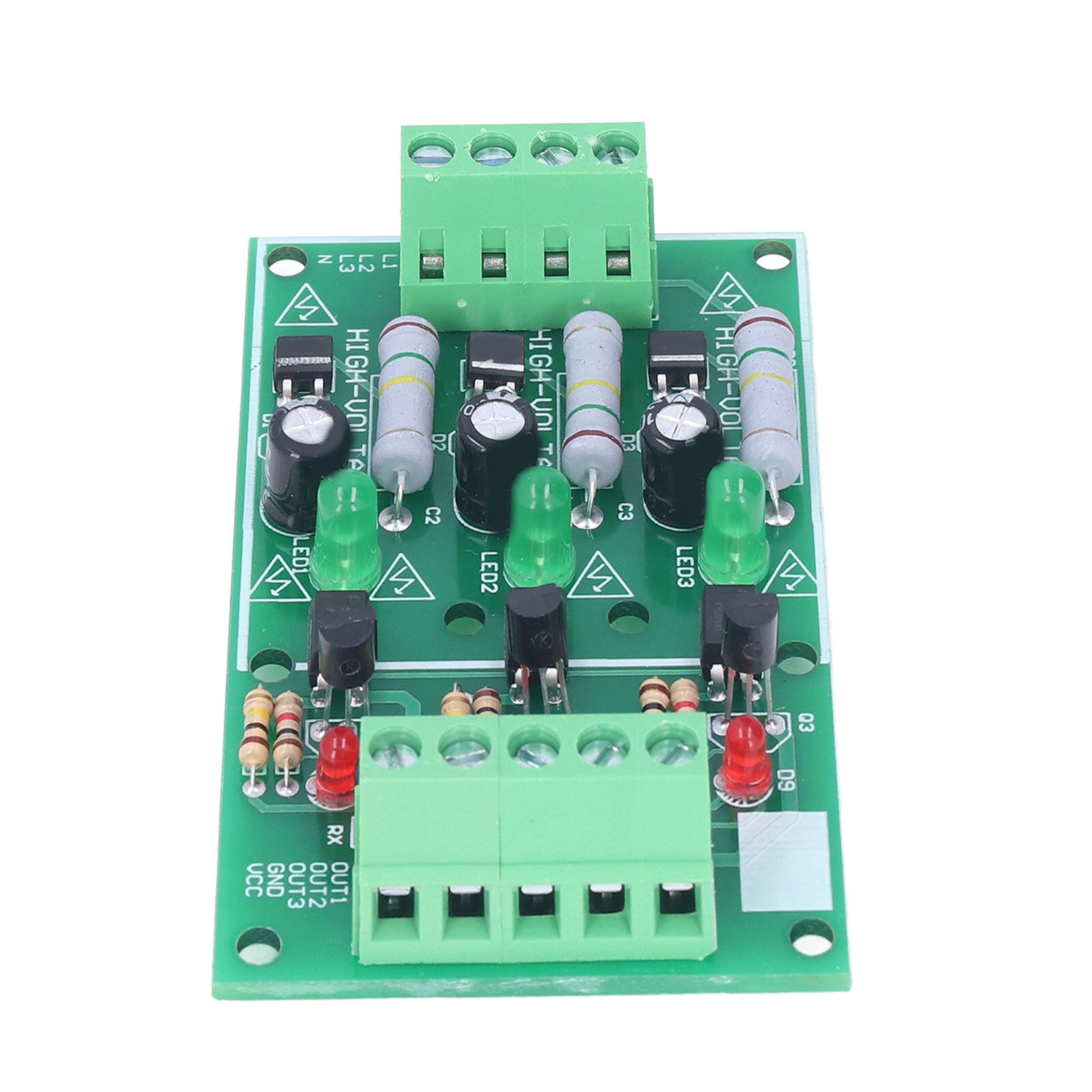 Optocoupler Isolation Module 3 Channel Photoelectric Isolated 220V AC ...