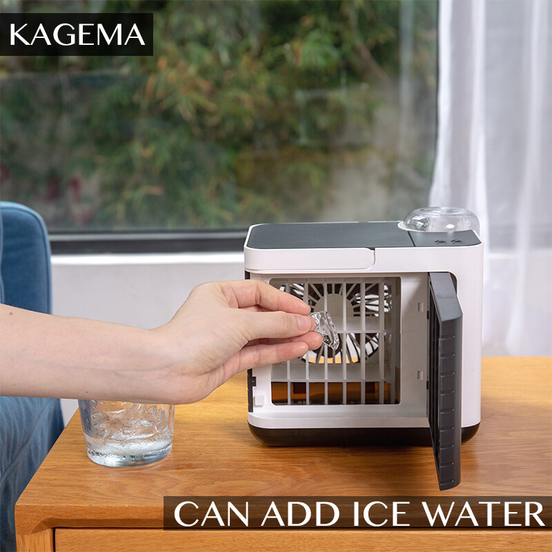 KAGEMA 2020 ใหม่ มินิ พัดลมแอร์เย็น พัดลมไอเย็น ไอออนลบ แอร์คูลเลอร์ ...