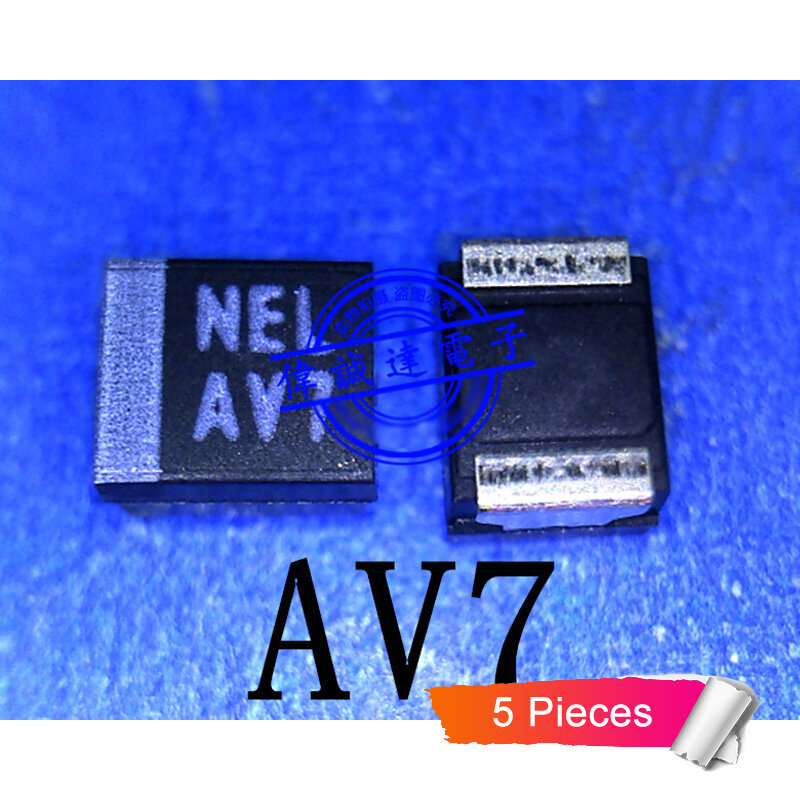 5pcs TEPSLB21A626MHF8R Marking NEc NEE NEL NET AV7 62uF 11V SMD ...