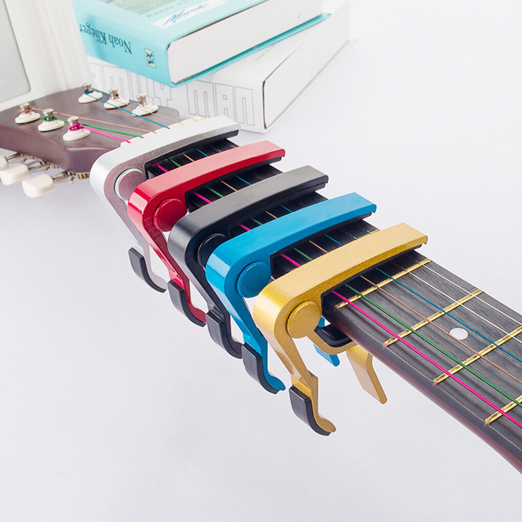 Guitar Capo Streamlined Aluminum Guitar String Clip Clamp with ...