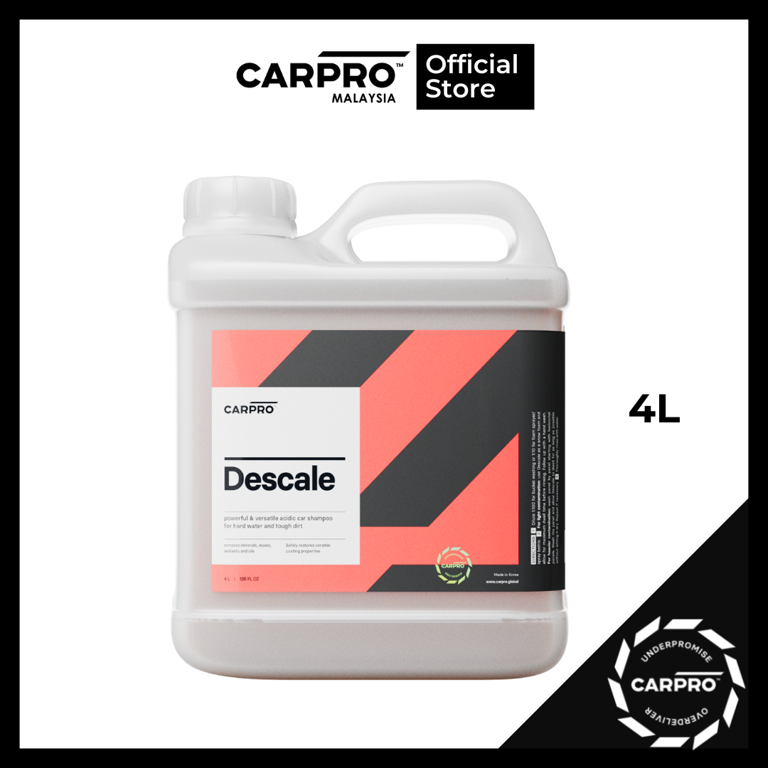 CARPRO Descale (4L) - Powerful & Versatile Acidic Car Shampoo for Hard ...