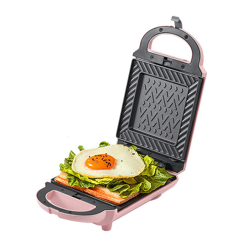 หมี DBC-P50B1บ้านเครื่องอาหารเช้าขนาดเล็กอเนกประสงค์แซนวิชไฟฟ้าถาดอบขนมปังเครื่องวาฟเฟิล ...