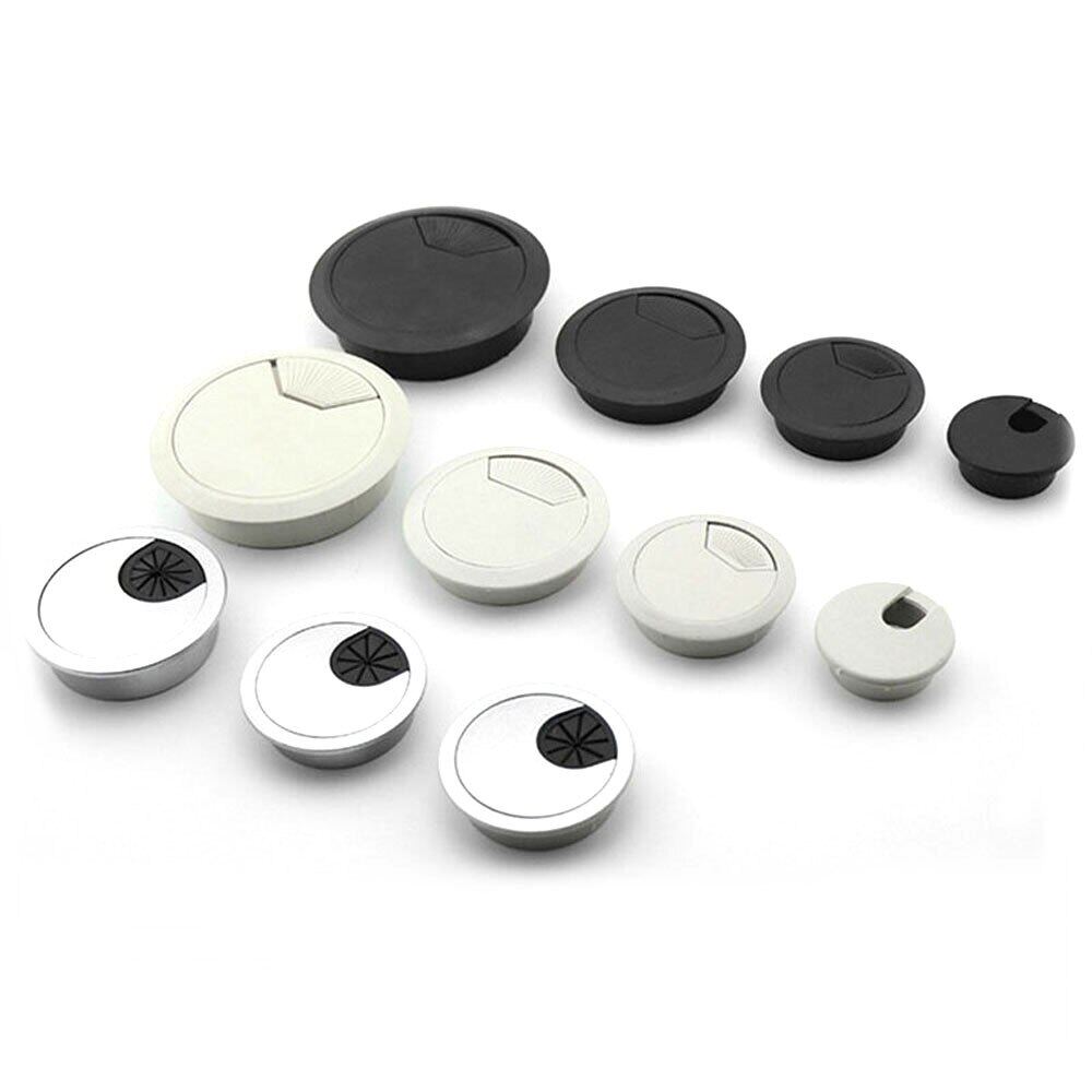 1/2/5/10pcs 35/50/53/60/80mm PC Computer Desk Plastic Grommet Table ...