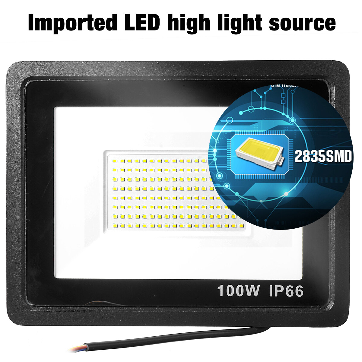 LED ฟลัดไลท์กลางแจ้งภูมิทัศน์ Floodlight IP66กันน้ำชิป LED SMD 2835 ...