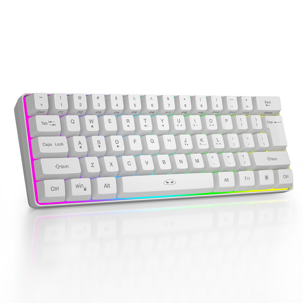 MageGee TS92 60% Wireless Gaming Keyboard 2.4G Compact 61 Keys ...